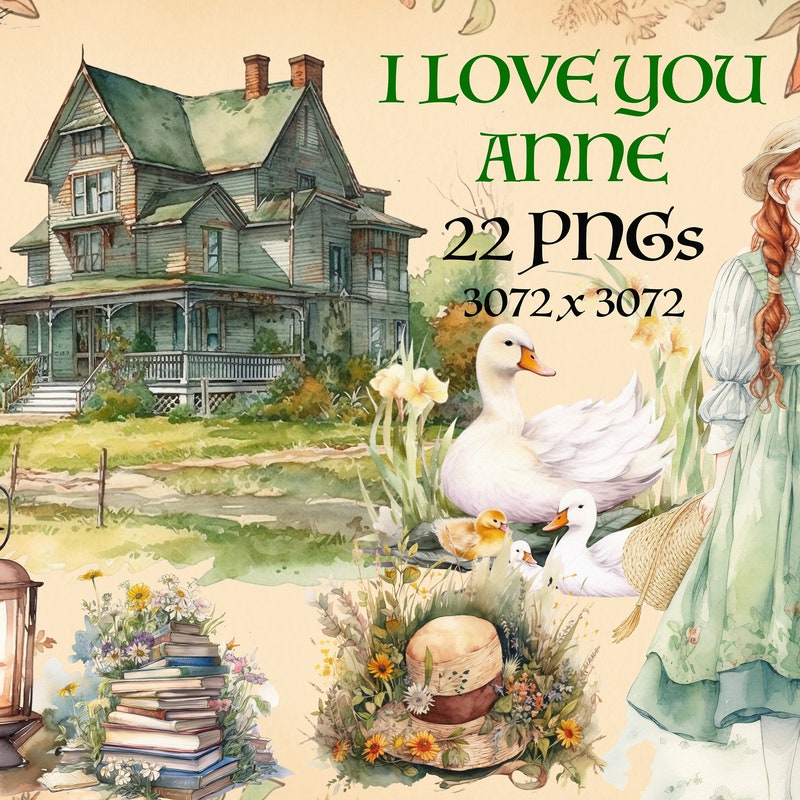 Anne of Green Gables Svg - Etsy