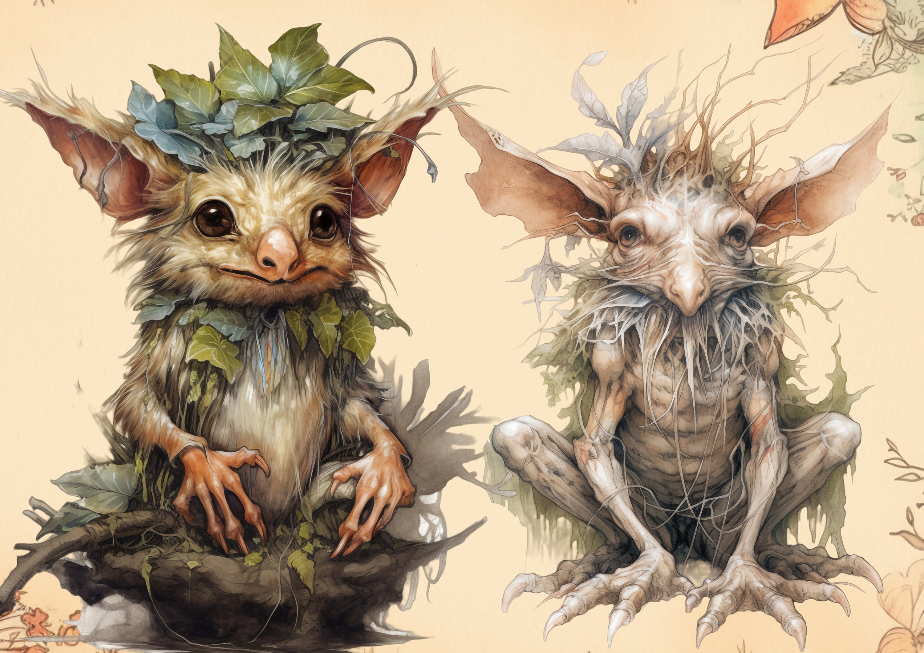 16 Forest Elementals PNG. Faery. Fantasía. Nature Spirit, Elemental ...