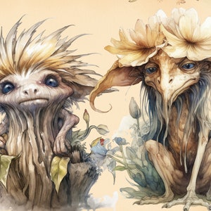 17 Spirits of the Flowers PNG. Fantasía, Nature Spirit, Elemental ...