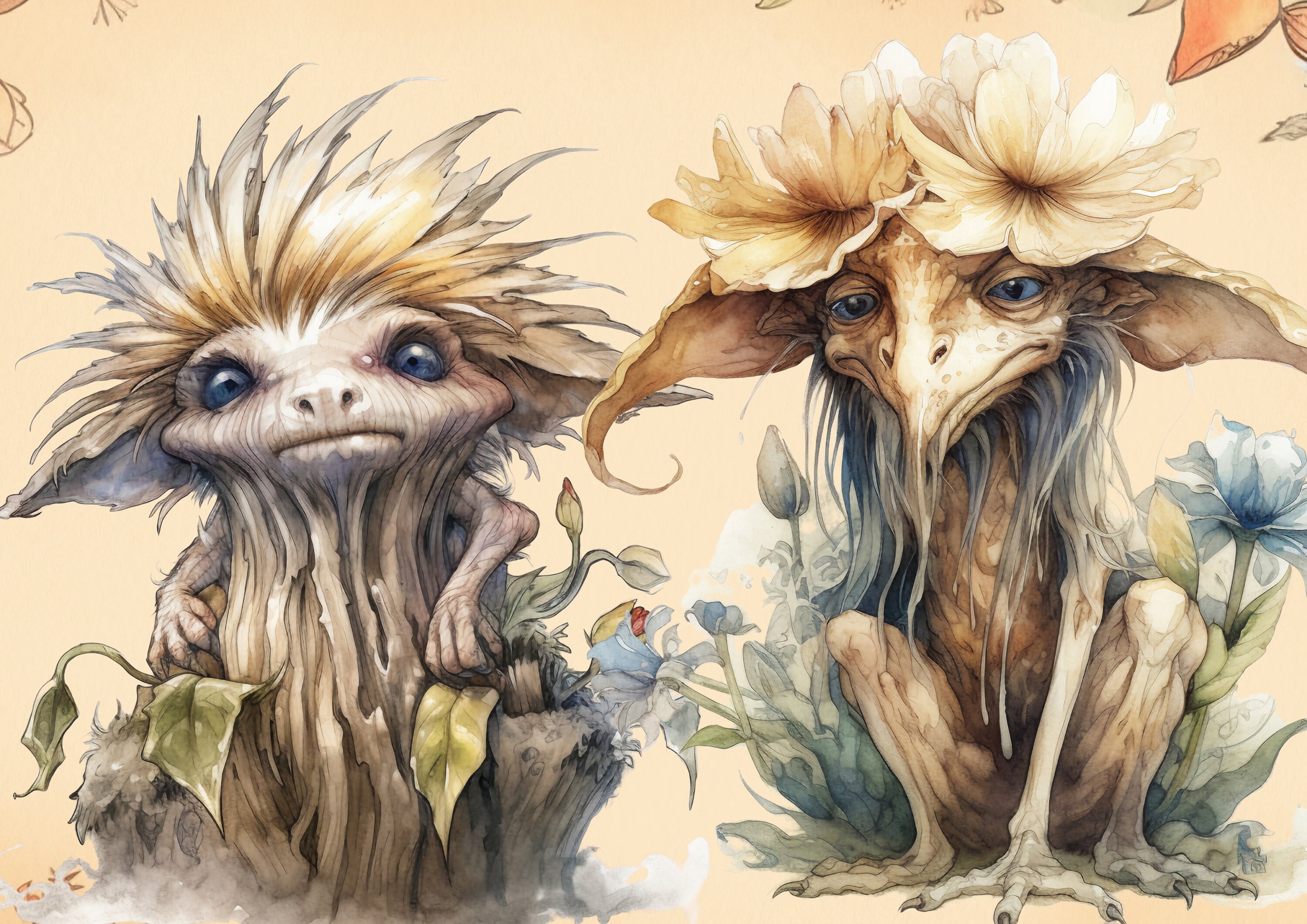 17 Spirits of the Flowers PNG. Fantasía, Nature Spirit, Elemental ...