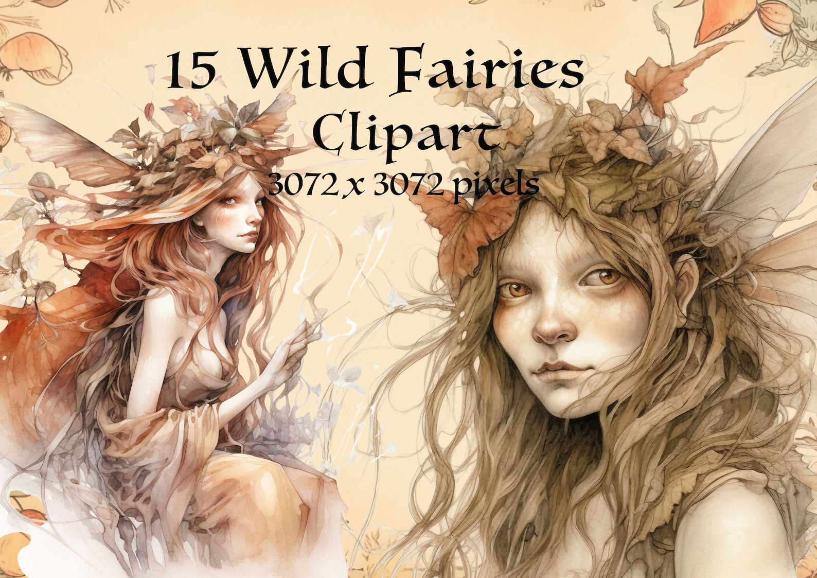 15 Wild Fairies PNG. Fantasy, Nature Spirit, Faery, Witch Journal ...