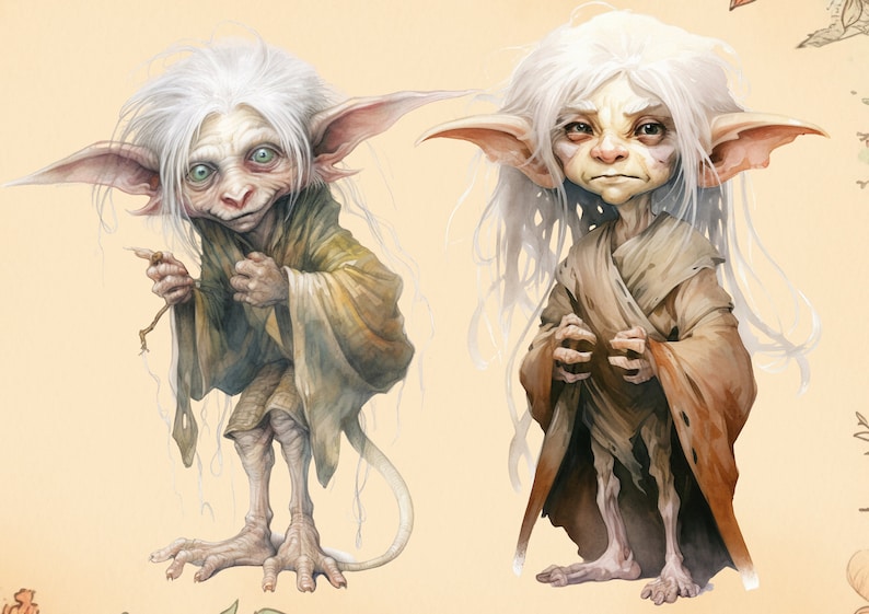 18 House Elf PNG. Brownie. Dobbie . Fantasy, Fairy Folklore. Nature ...