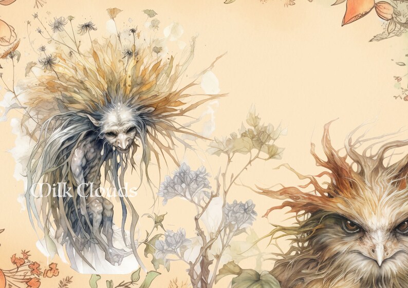 10 Spring Spirits of Nature PNG. Fantasía, Nature Spirit, Elemental ...