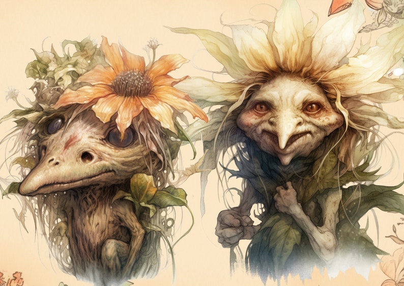 17 Spirits of the Flowers PNG. Fantasía, Nature Spirit, Elemental ...