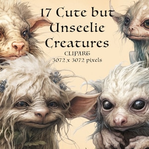 17 Cute but Unseelie Fantasy Creatures PNG. Fantasy Fairy Mabon ...