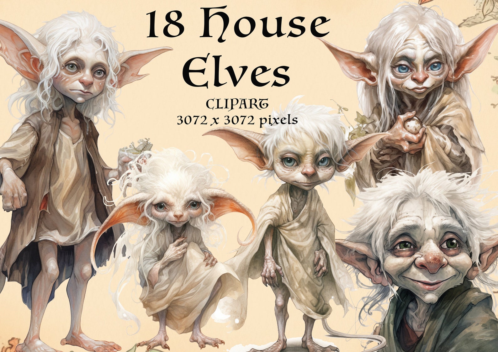 18 House Elf PNG. Brownie. Dobbie . Fantasy, Fairy Folklore. Nature ...