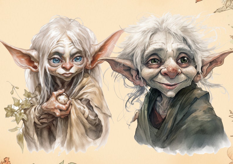 18 House Elf PNG. Brownie. Dobbie . Fantasy, Fairy Folklore. Nature ...