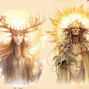 14 Summer Sun God PNG. Litha. Witchcraft, Wicca Summer Solstice Clipart ...