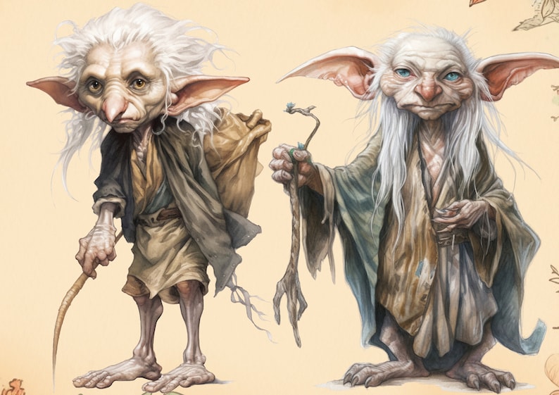 18 House Elf PNG. Brownie. Dobbie . Fantasy, Fairy Folklore. Nature ...