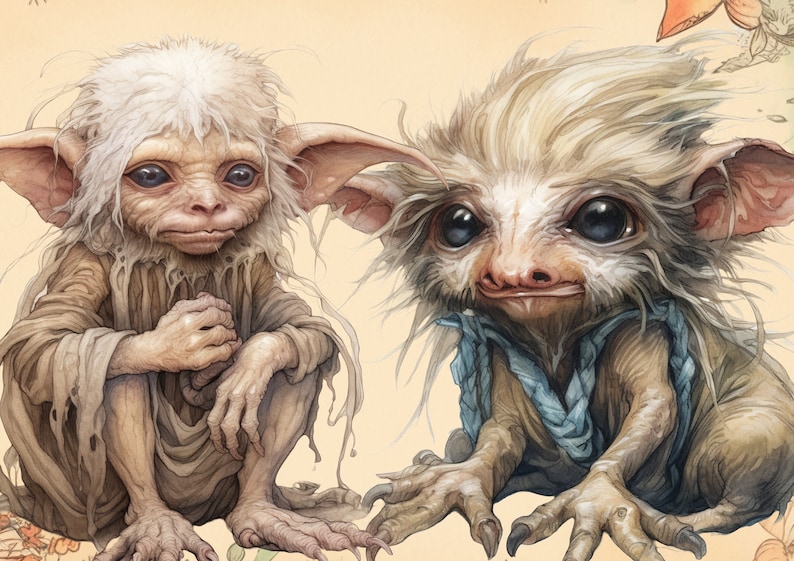 17 Cute but Unseelie Fantasy Creatures PNG. Fantasy Fairy Mabon ...