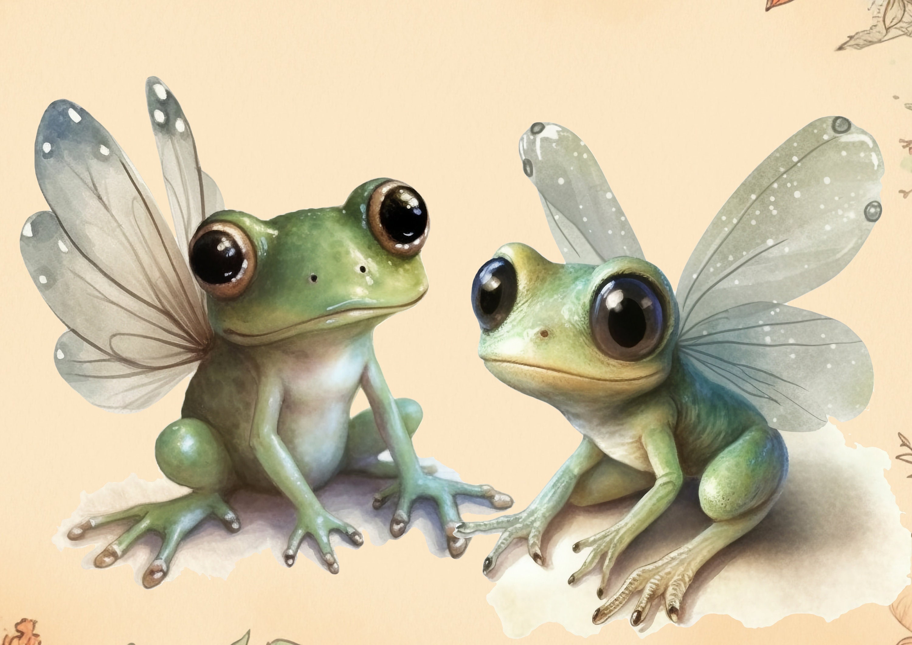 14 Fairy Frogs PNG. Fairycore Fantasy. Goblincore Fairy. Cottagecore ...
