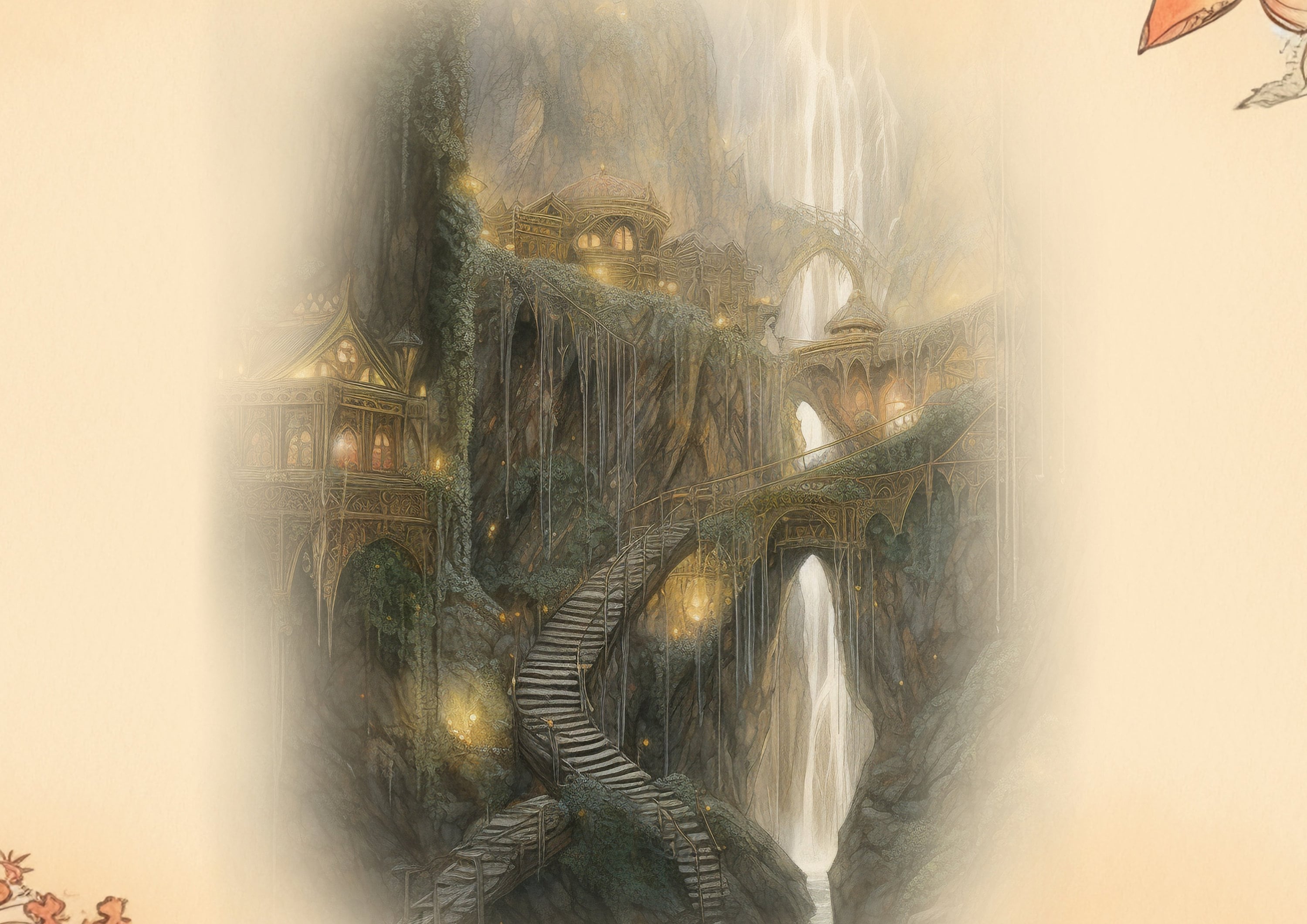 Greetings From Rivendell / 13 PNG Bundle/ Fantasy/ Elf / Elven / Lotr ...