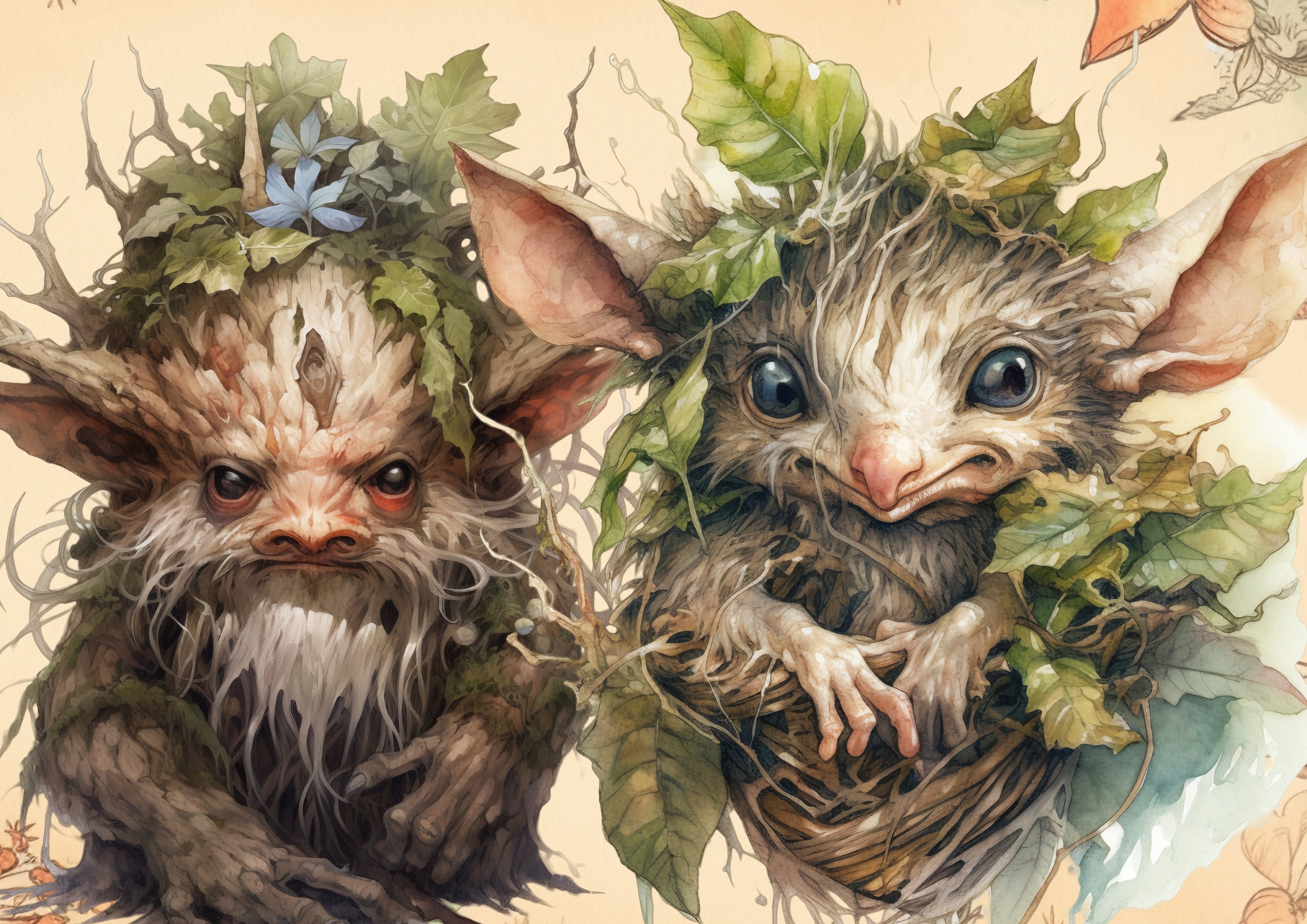 16 Forest Elementals PNG. Faery. Fantasía. Nature Spirit, Elemental ...