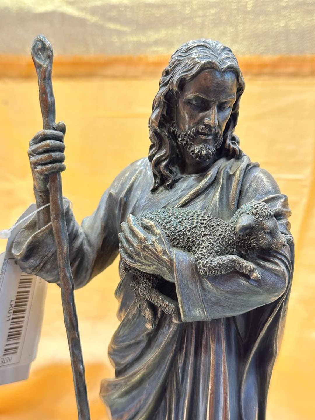 Jesus the Good Shepherd Statue Sculpture - Etsy