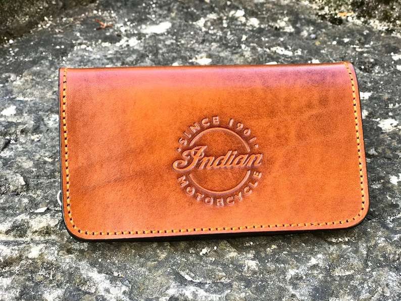 Handmade Long Leather Old School Wallet, Top Quality Wallet, Dad Gift ...
