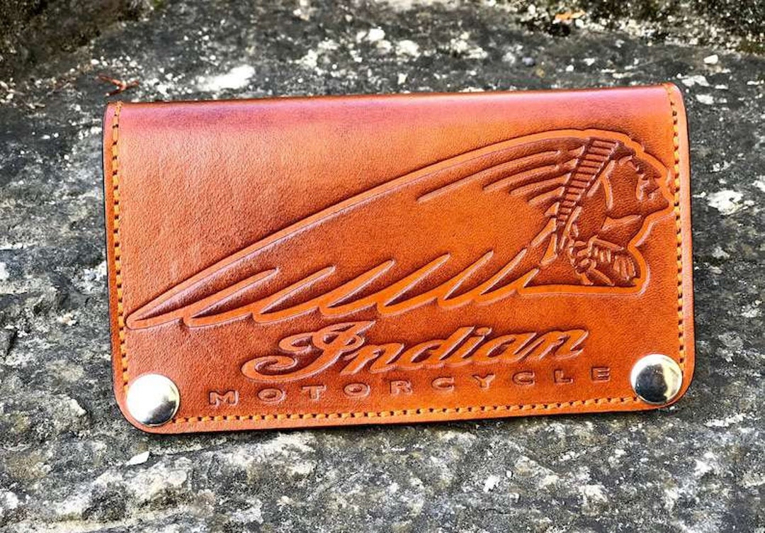 Handmade Long Leather Old School Wallet, Top Quality Wallet, Dad Gift ...