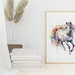 Horse Watercolor PNG Commercial Use Clip Art Rainbow Horse - Etsy