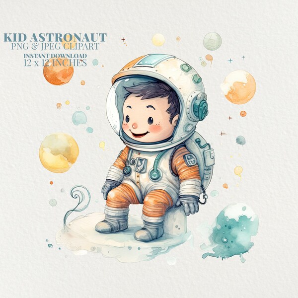 Watercolor Space Art - Etsy