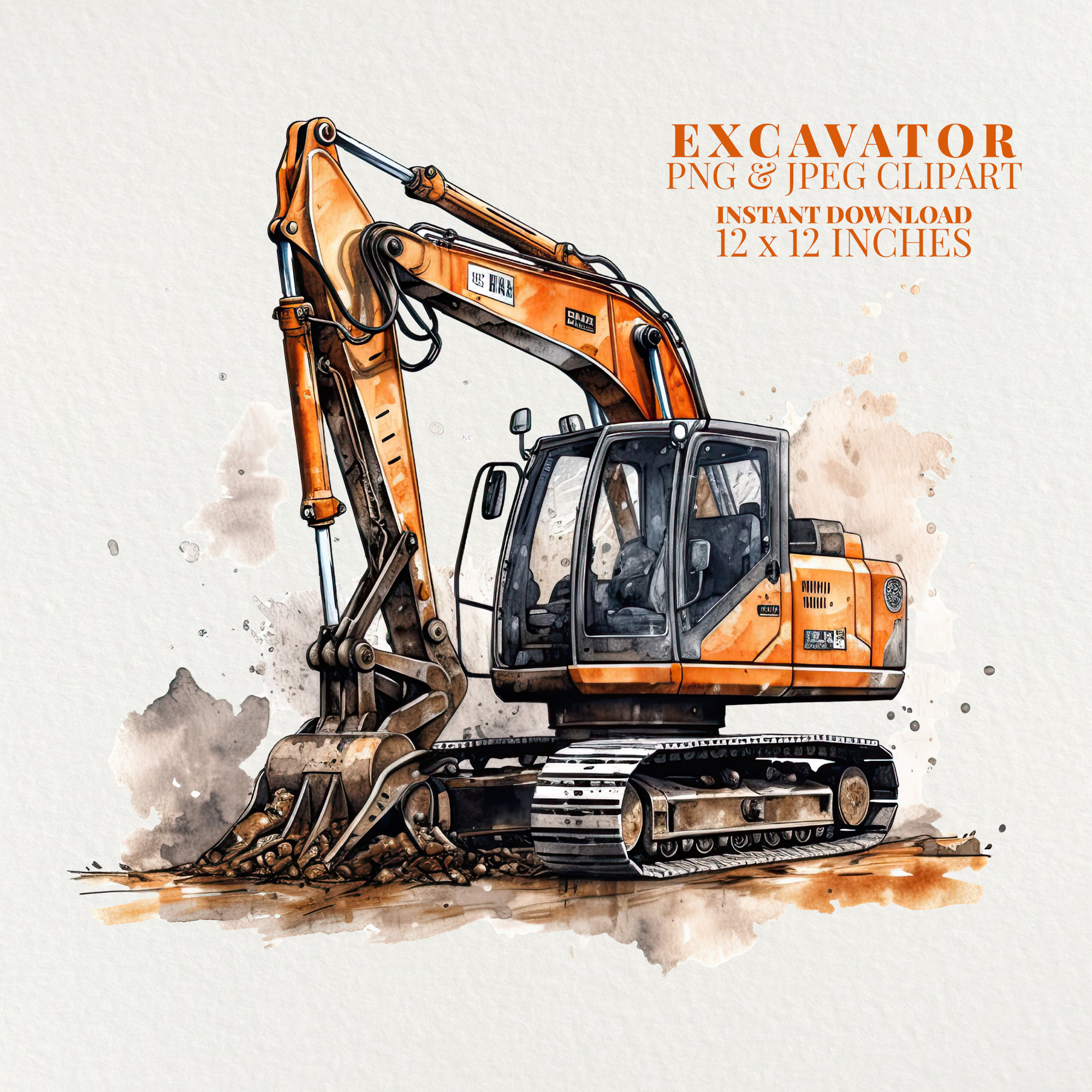 Hagel Belgium Bulldozer Clipart