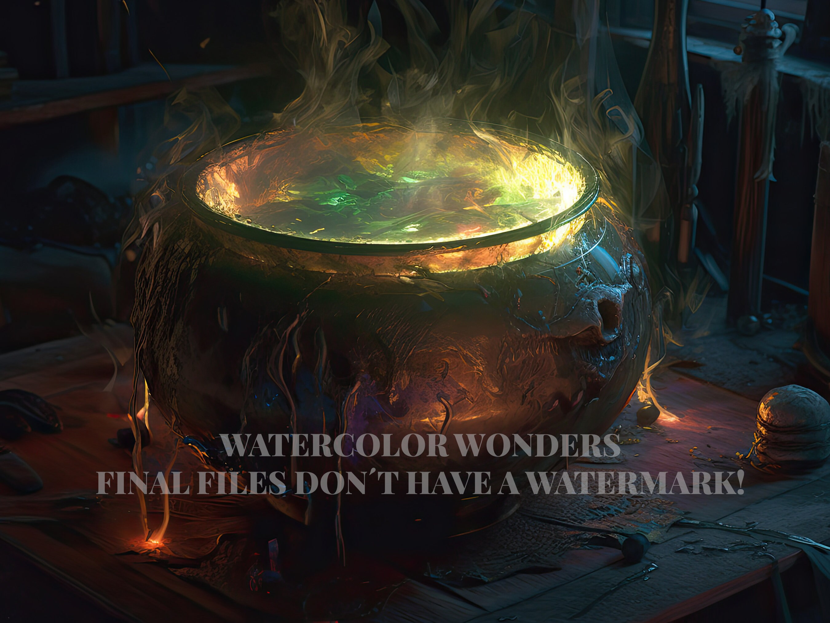 Wizard Magic Artifacts Digital Paper Commercial Use Wizard - Etsy