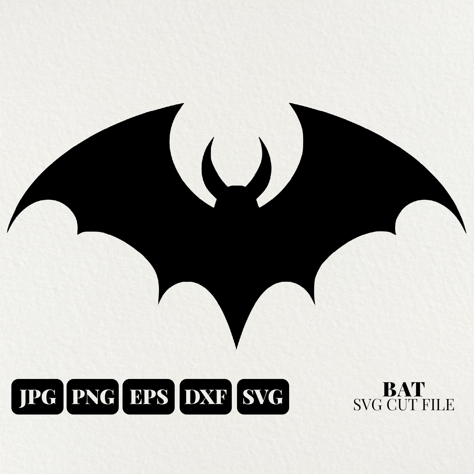 Bat SVG Commercial Use Clip Art, Halloween Svg, Halloween Decors Svg ...