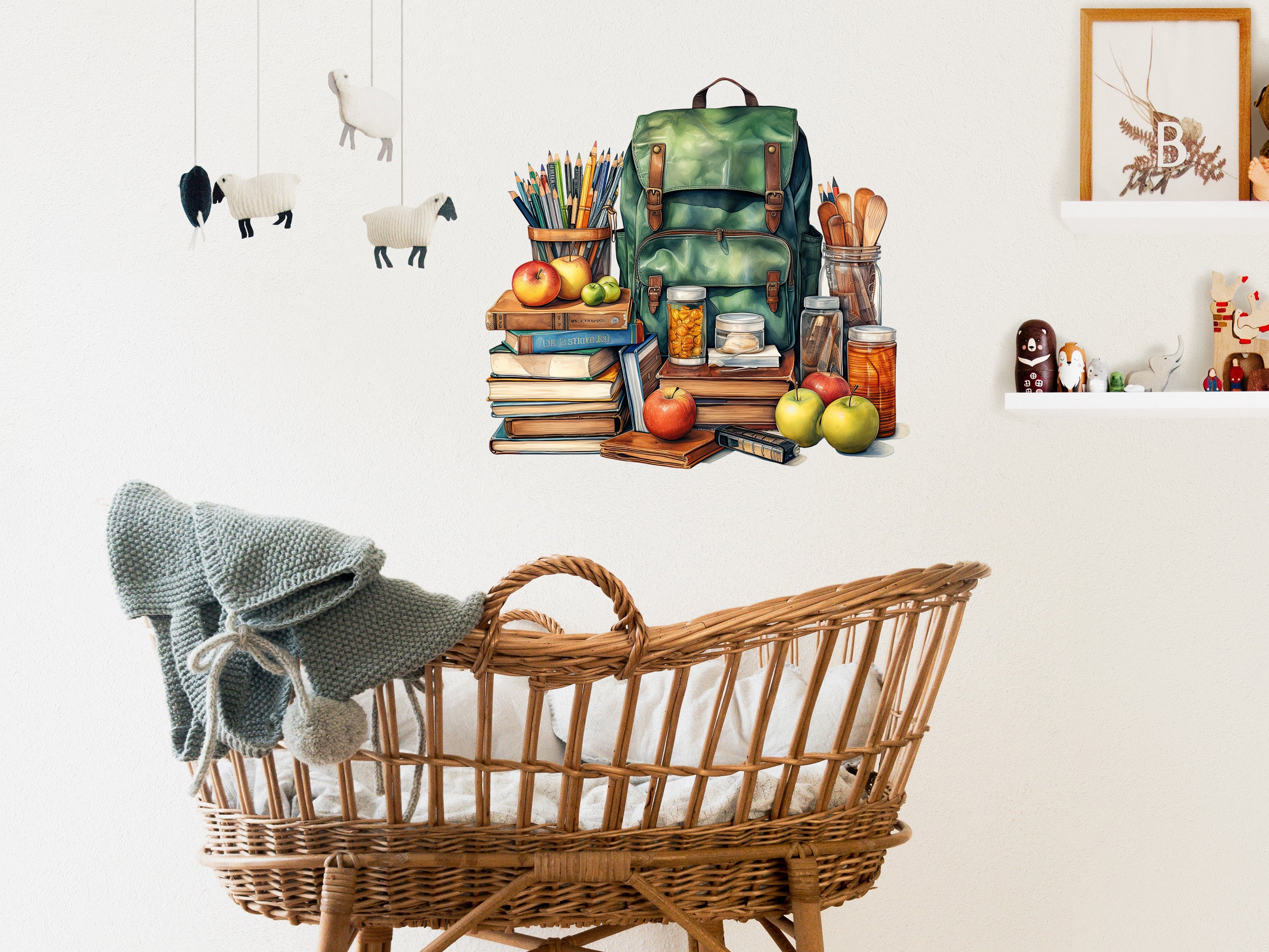 Back to School Watercolor PNG Commercial Use Clip Art, School Clipart ...