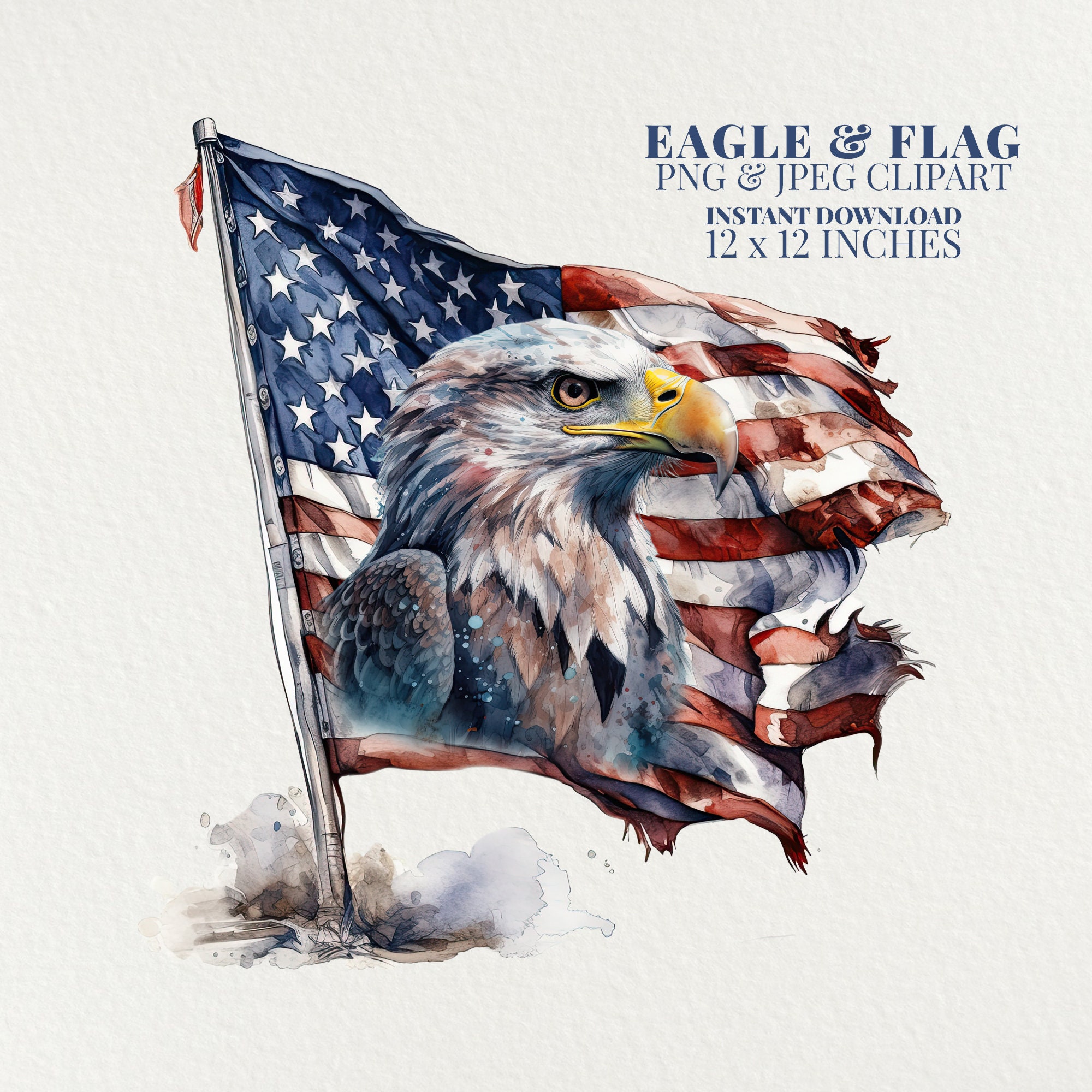 Us Flag Eagle Png