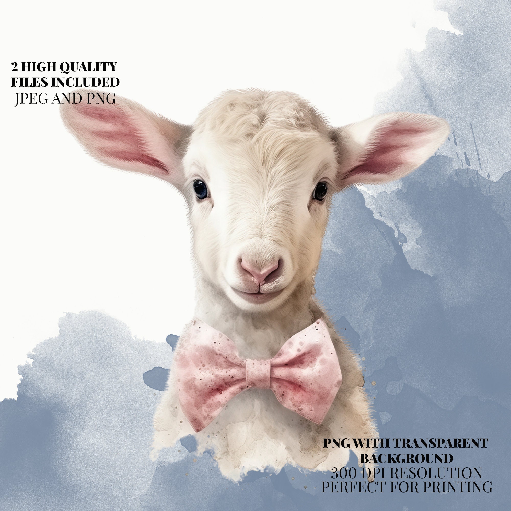 Cute Lamb Watercolor PNG Commercial Use Clip Art Lamb Clipart - Etsy