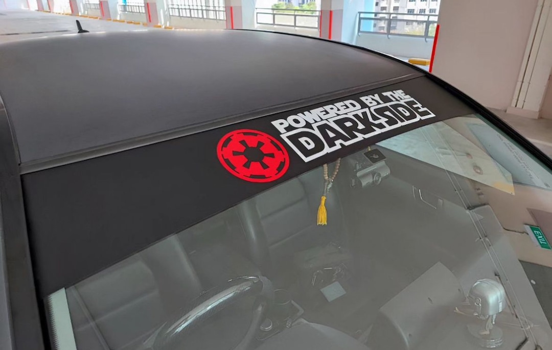 Custom Car Windshield Banner Sun Shade High Quality Vinyl Waterproof ...