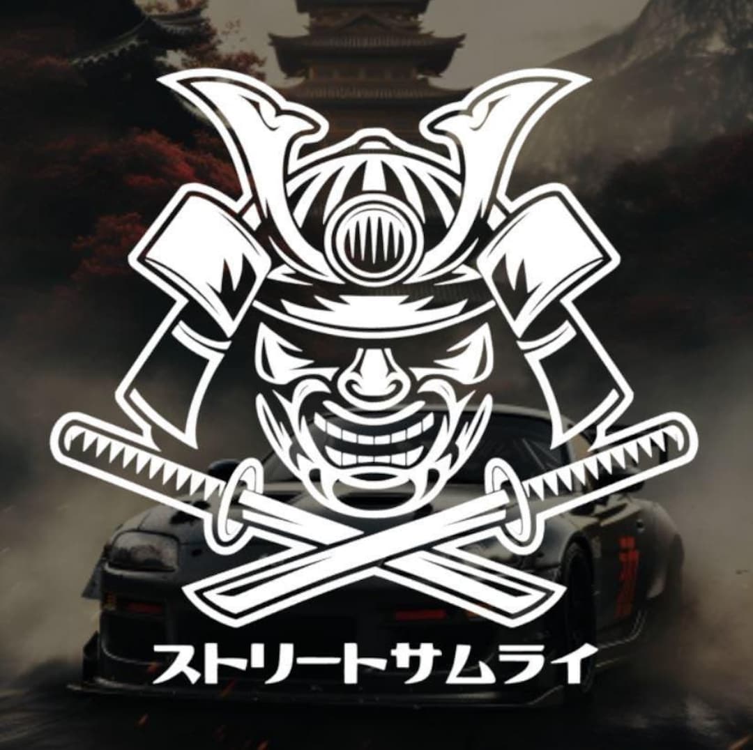 Japanese Street Samurai JDM Decal for Car High Quality Vinyl Waterproof ...