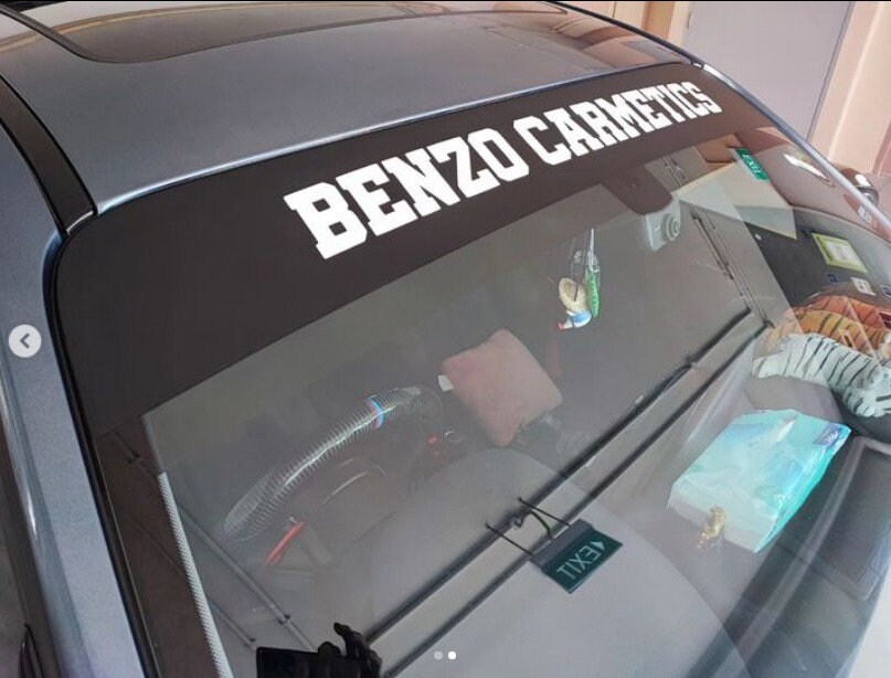 Custom Car Windshield Banner Sun Shade High Quality Vinyl Waterproof ...