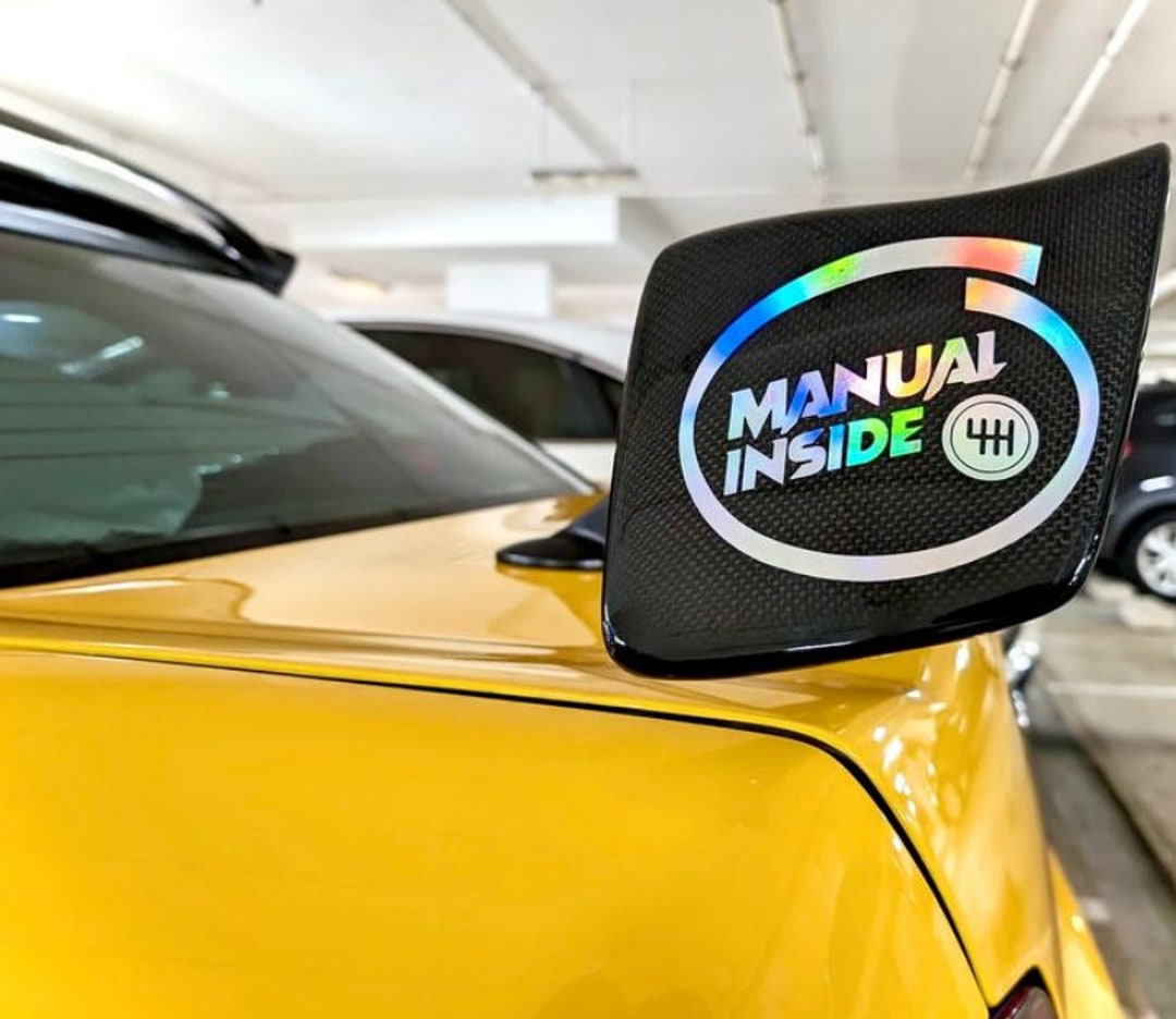 Car Decal Manual Inside Design for Manual Transmission Car High Quality ...