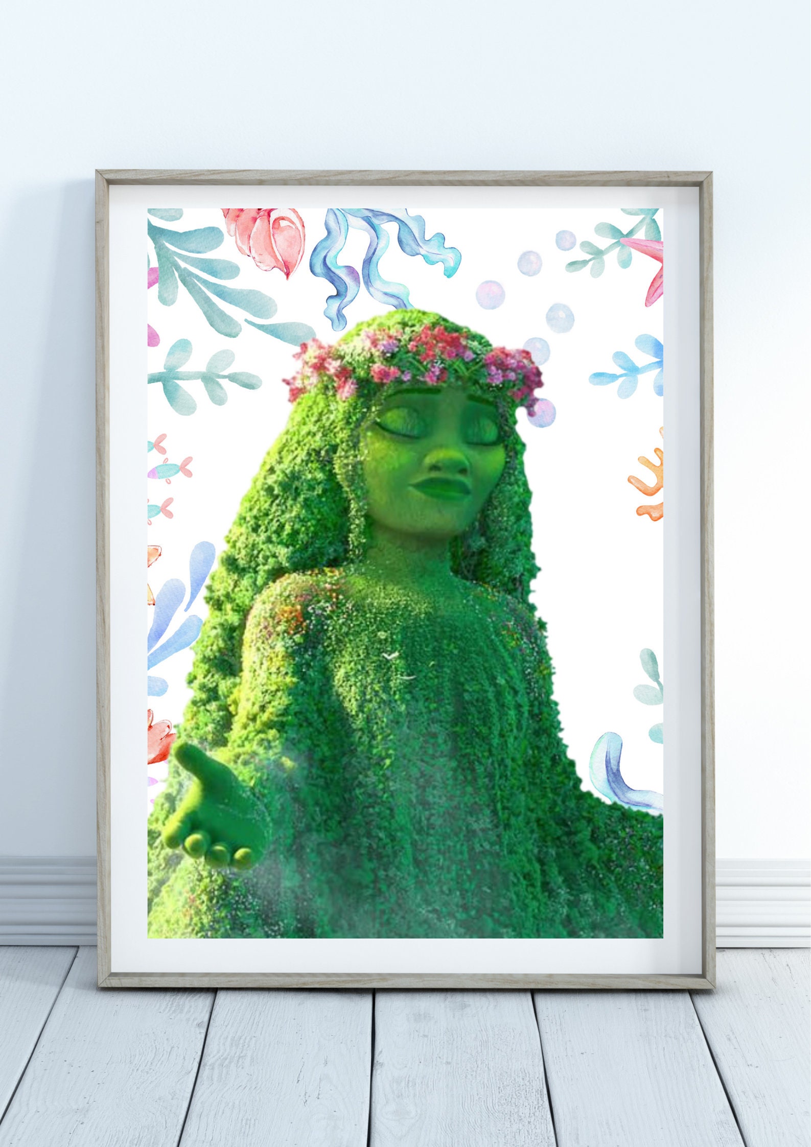 Moana Te Fiti Wall Print - Etsy
