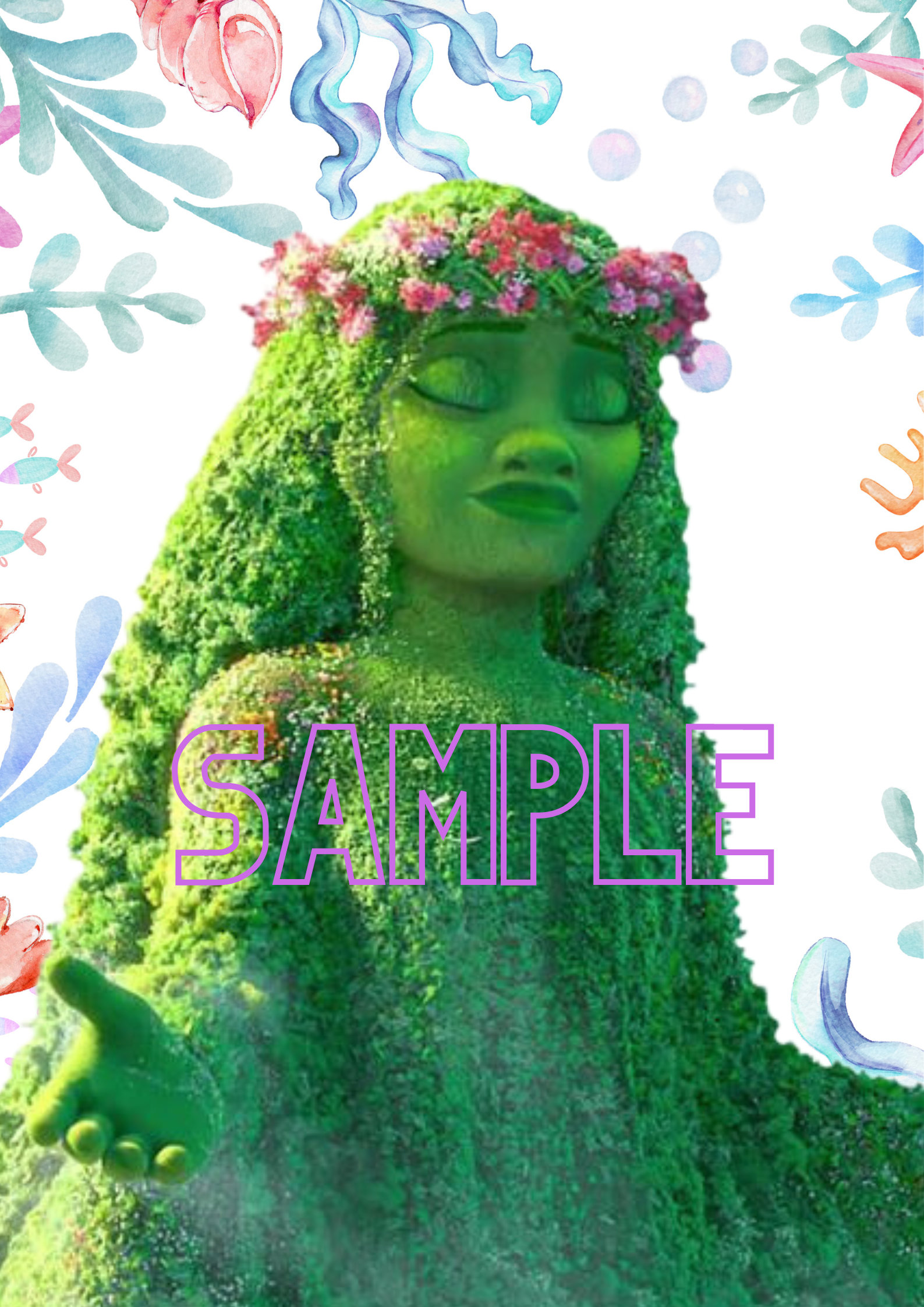 Moana Te Fiti Wall Print - Etsy