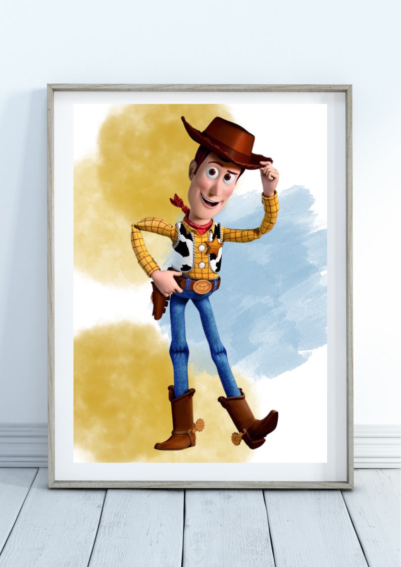 Toy Story Woody Wall Print, Woody Art, Toy Story Wall Print - Etsy