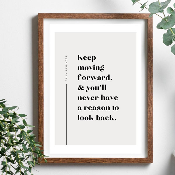 Keep Moving Forward - Etsy