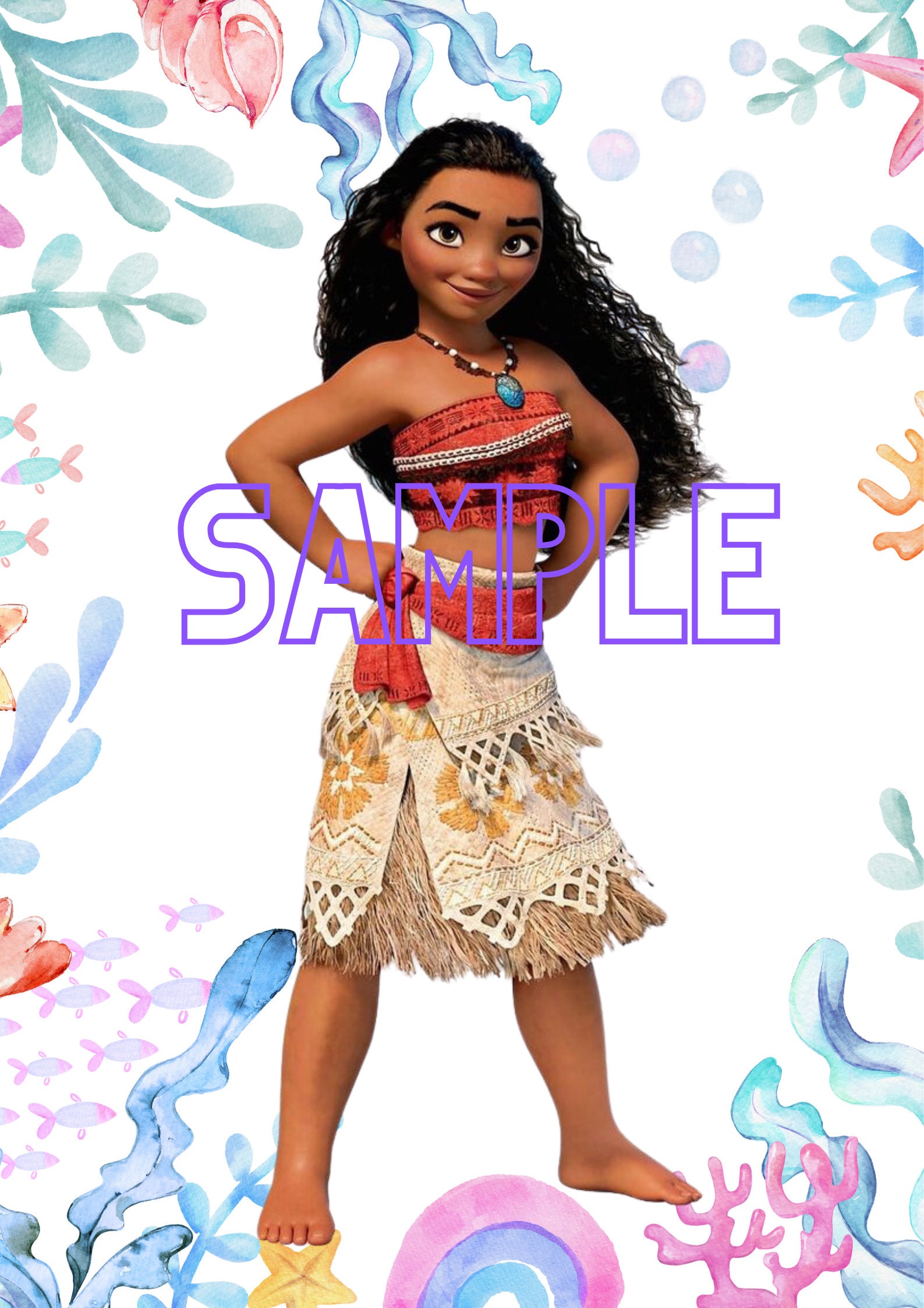 Moana Wall Print - Etsy