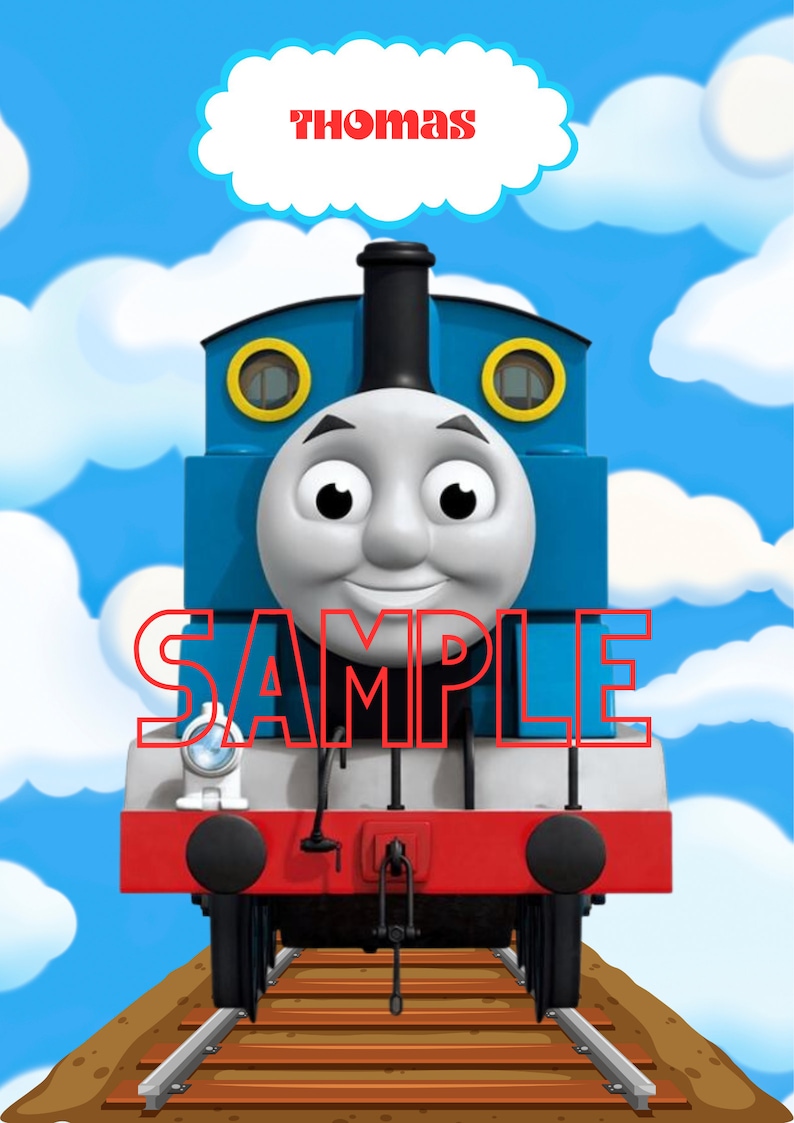 Thomas the Tank Engine, Thomas and Friends, Thomas Wall Print - Etsy UK