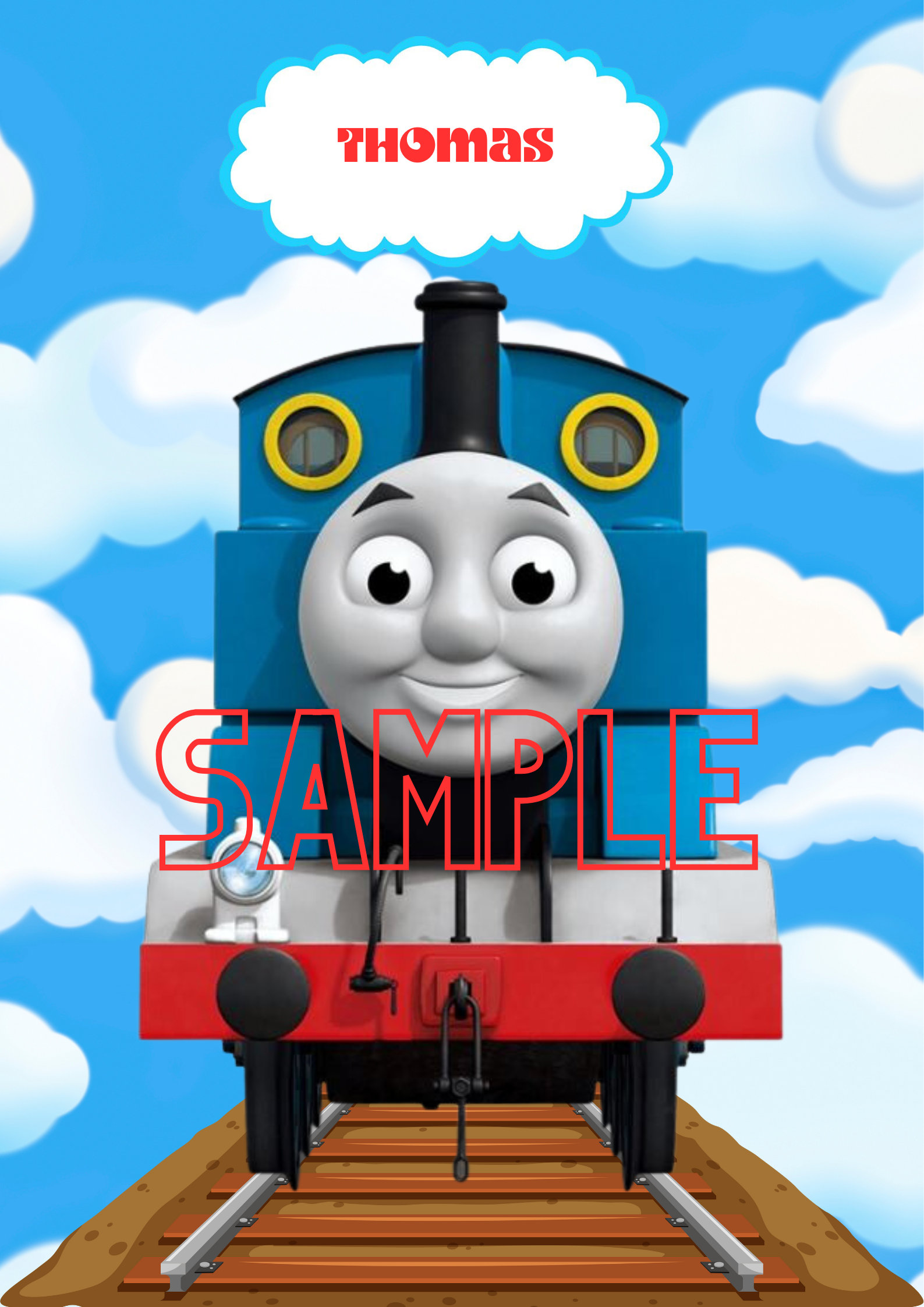 Thomas the Tank Engine, Thomas and Friends, Thomas Wall Print - Etsy