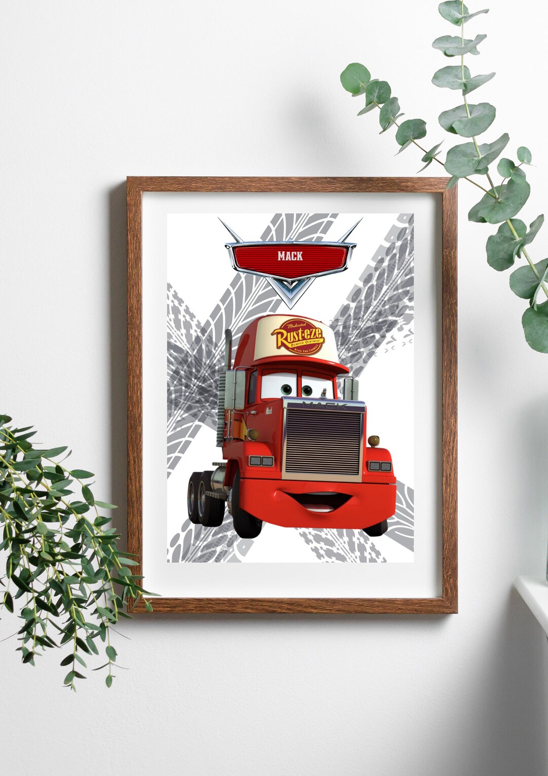 Cars Mack Wall Print - Etsy