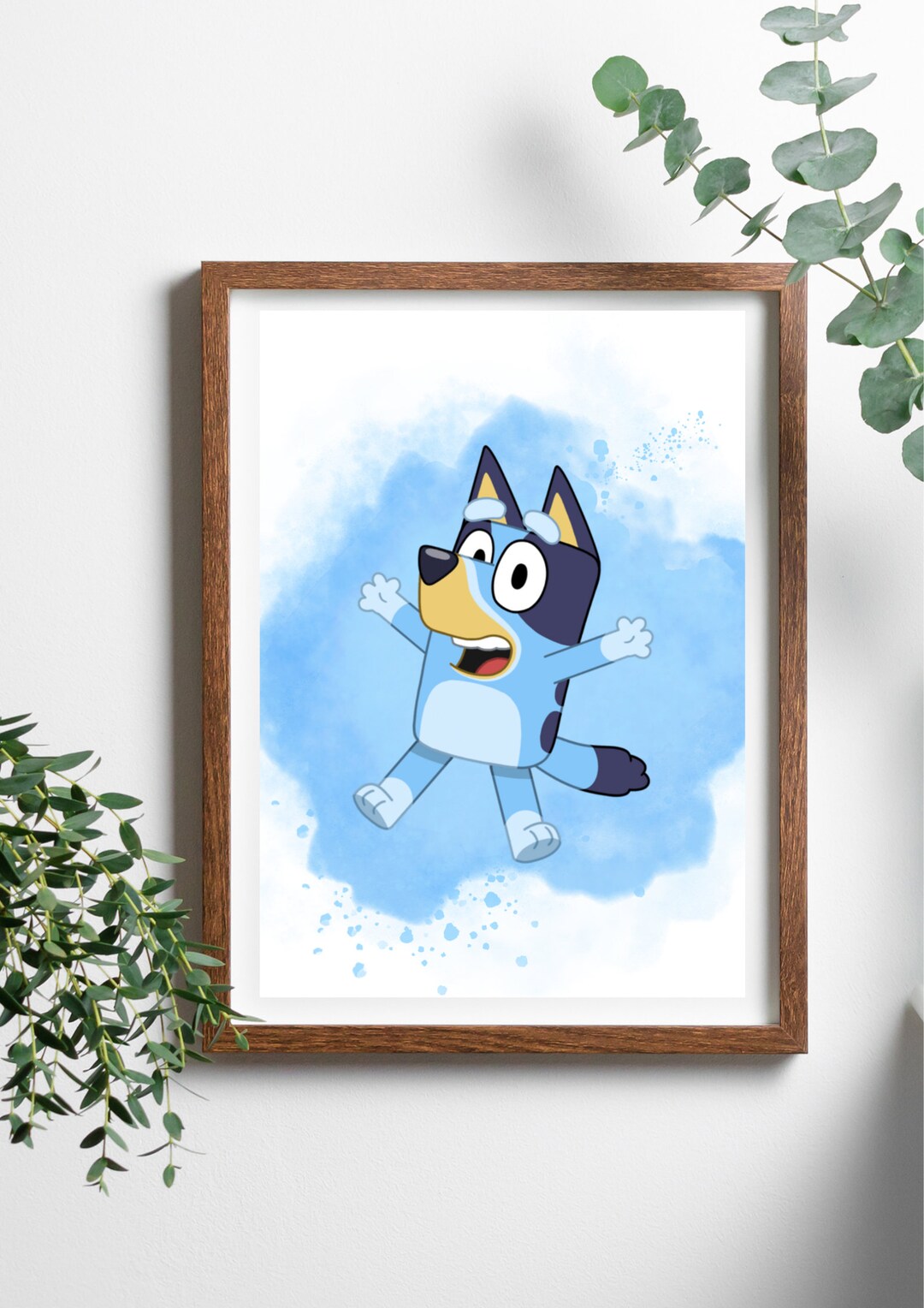 Bluey Wall Print - Etsy