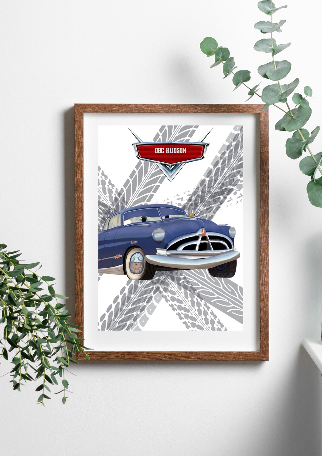Doc Hudson Car Wall Print - Etsy