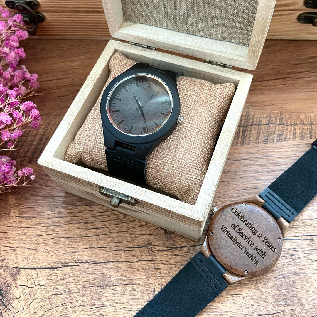 Personalized Engraved Wood Wrist Watch Groomsmen Gifts - Etsy UK