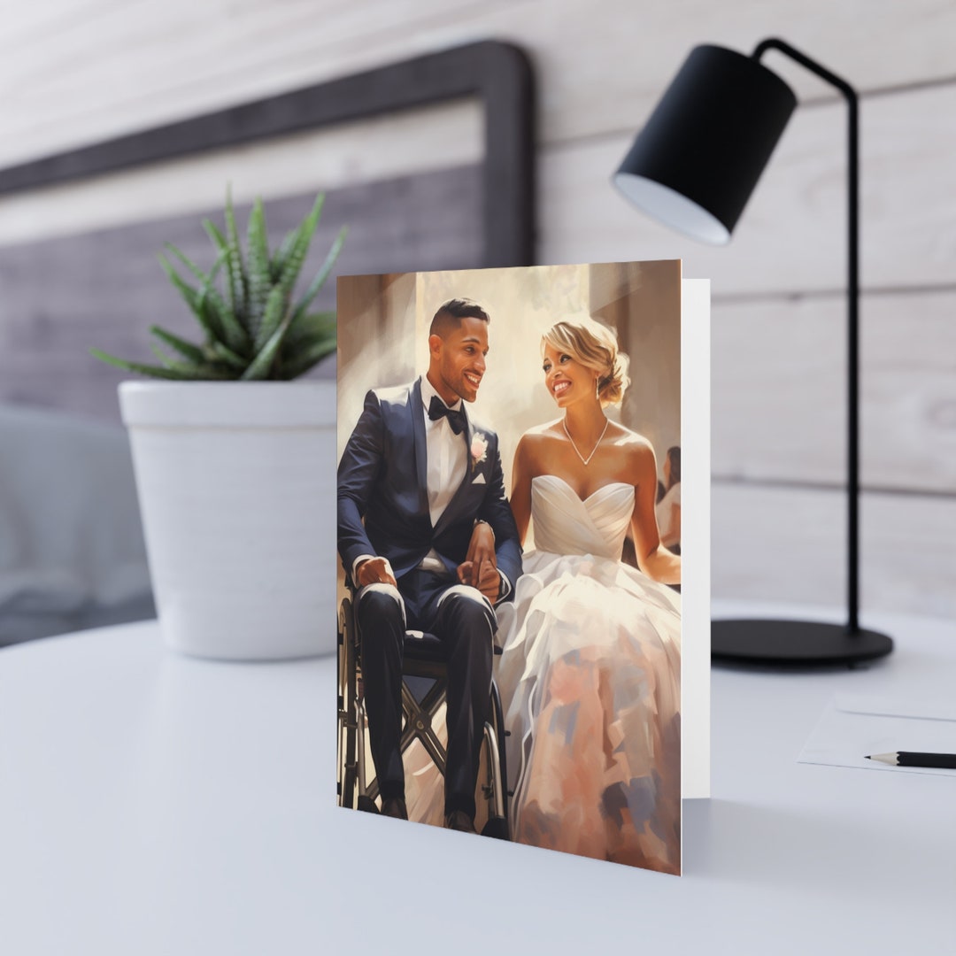 Wedding Cards, Disabled Wedding, Wheelchair Wedding Cards, Disability ...