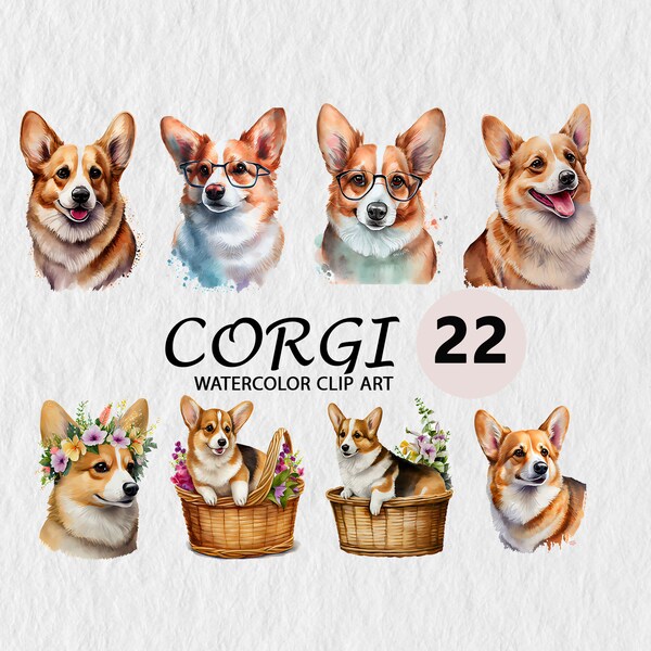 Cute Dog Clipart - Etsy