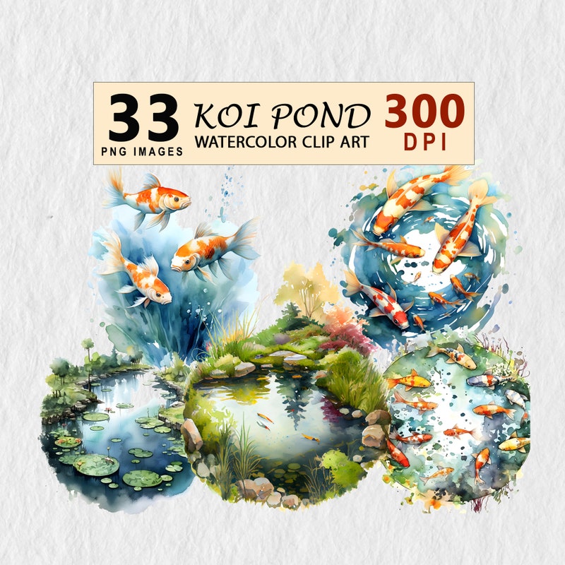 Pond Clipart - Etsy