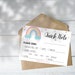 Quick Note! Daycare Note Home, Boho Rainbow Daycare Card, Daycare ...