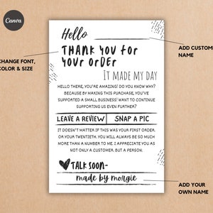 Thank You Thermal Label, Thank You Label Template, Thank You Sticker ...