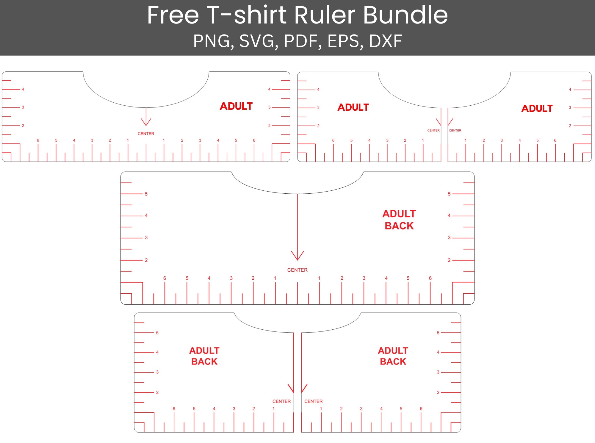T-shirt Placement Guide, Vinyl Placement, Heat Transfer Vinyl Tool ...