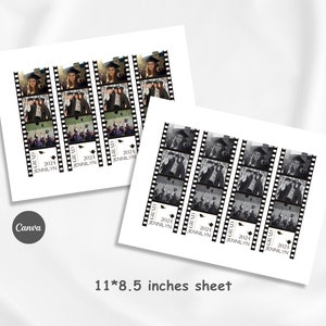 Graduation Photo Strip | Photo Booth Graduation | Class of 2024 Photo ...